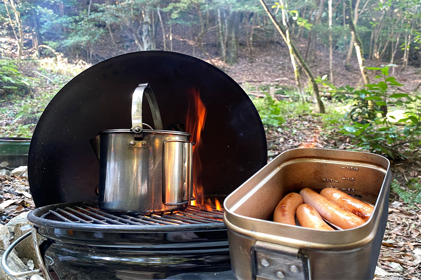 【森でお気軽キャンプ】癒しの焚火カフェ | VISON Beautiful Village in TAKI